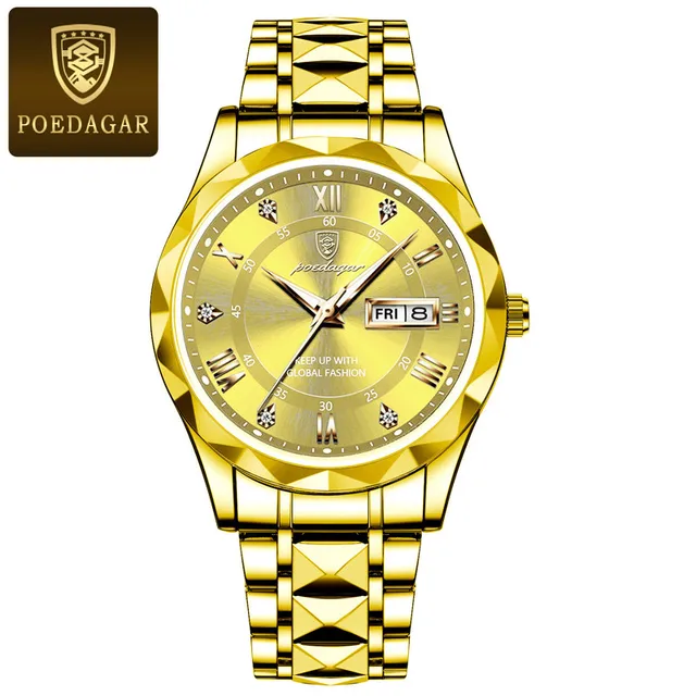 Poedagar 615 - Gold Watch Price in Bangladesh | Naviforce Bangladesh