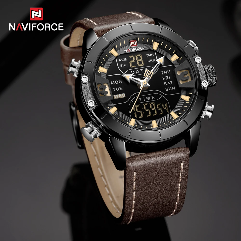 Naviforce 9153 L - Brown Watch Price in Bangladesh | Naviforce Bangladesh